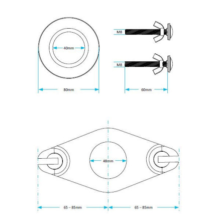 Tap-in - Close Coupling Plate Kit + Doughnut Washer | Tap-in.com
