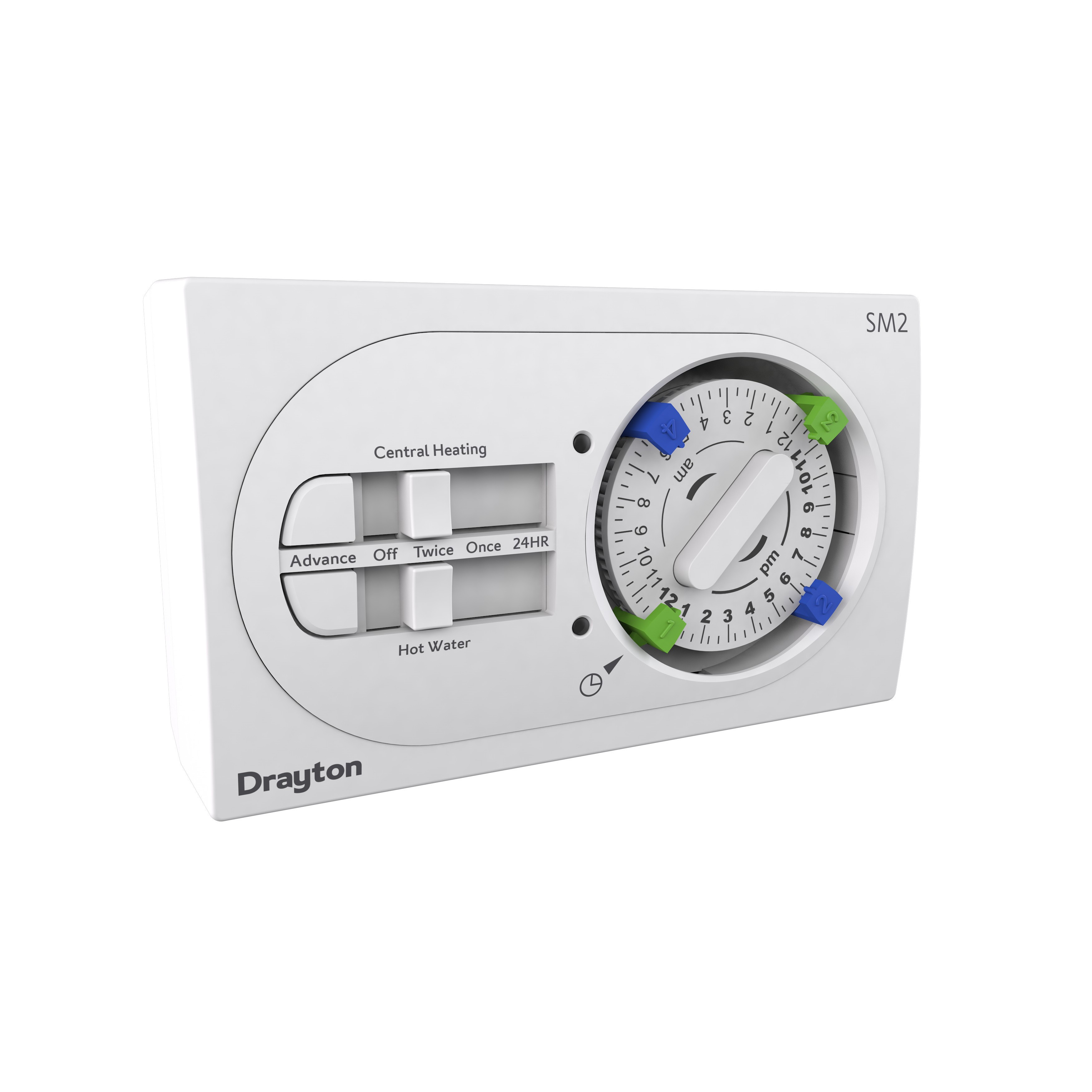 Tap-in - Drayton SM2 24 Hour Twin Channel Mechanical Timeswitch